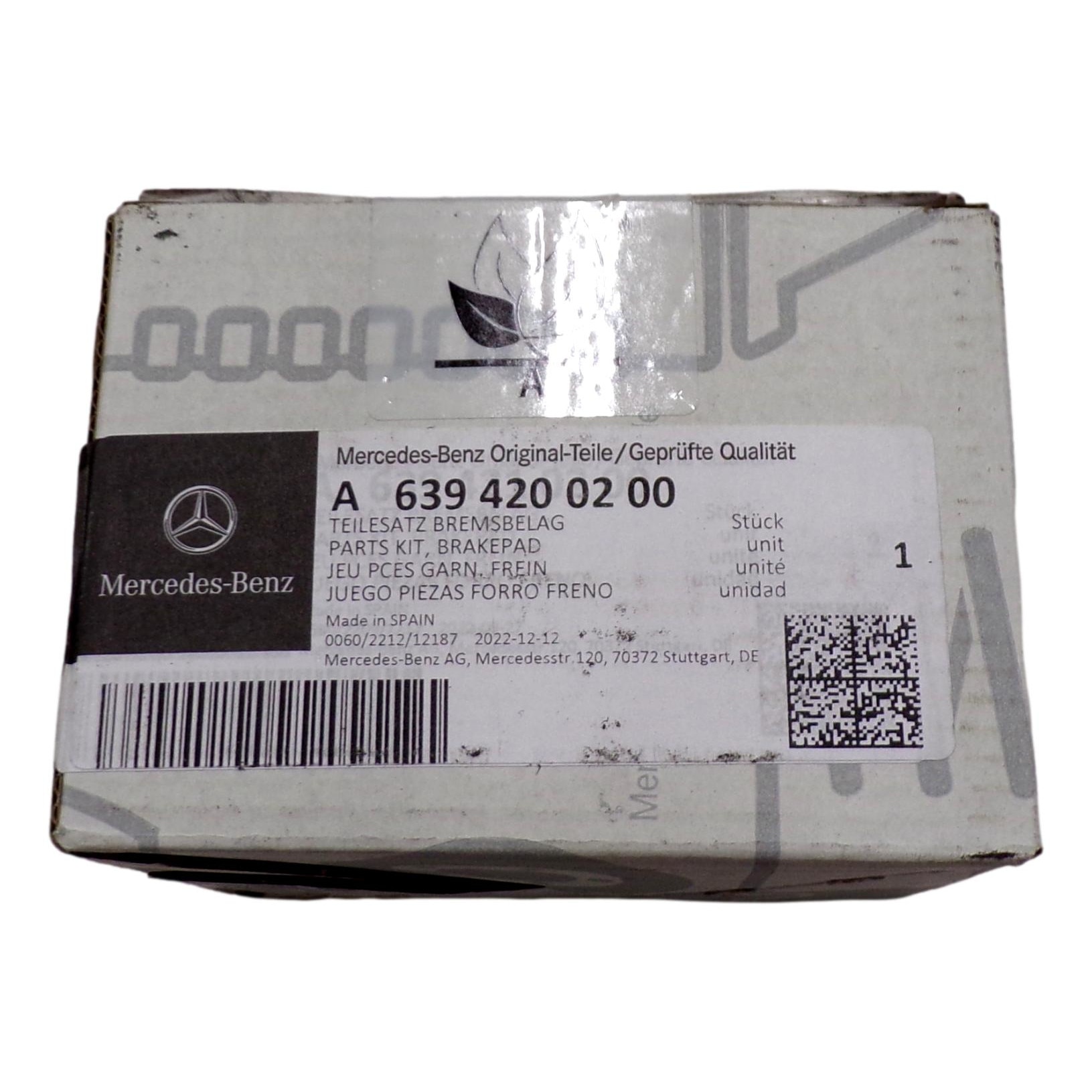 Hátsó fékbetét készlet, Mercedes-Benz, Vito Viano, W639, Fekete - eMAG.hu