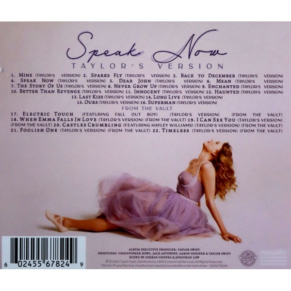 Taylor Swift: Speak Now (Taylor's Version) [2CD] - eMAG.ro
