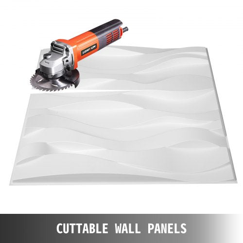 Panouri de perete 3D, PVC, decorative, set de 13 bucati, 297.29 cm² ...