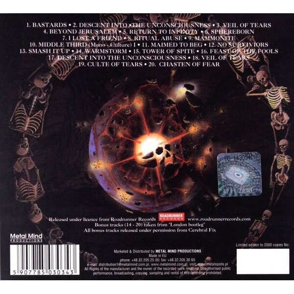 Cerebral Fix: Bastards (Remastered + Bonus Tracks) (digipack) [CD ...