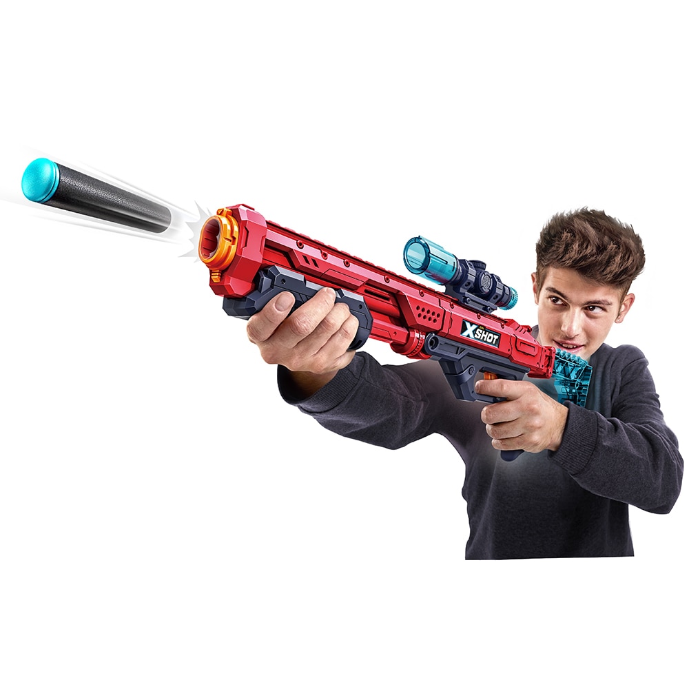 Бластер X-Shot - Excel Hawk Eye, 16 снаряда - eMAG.bg