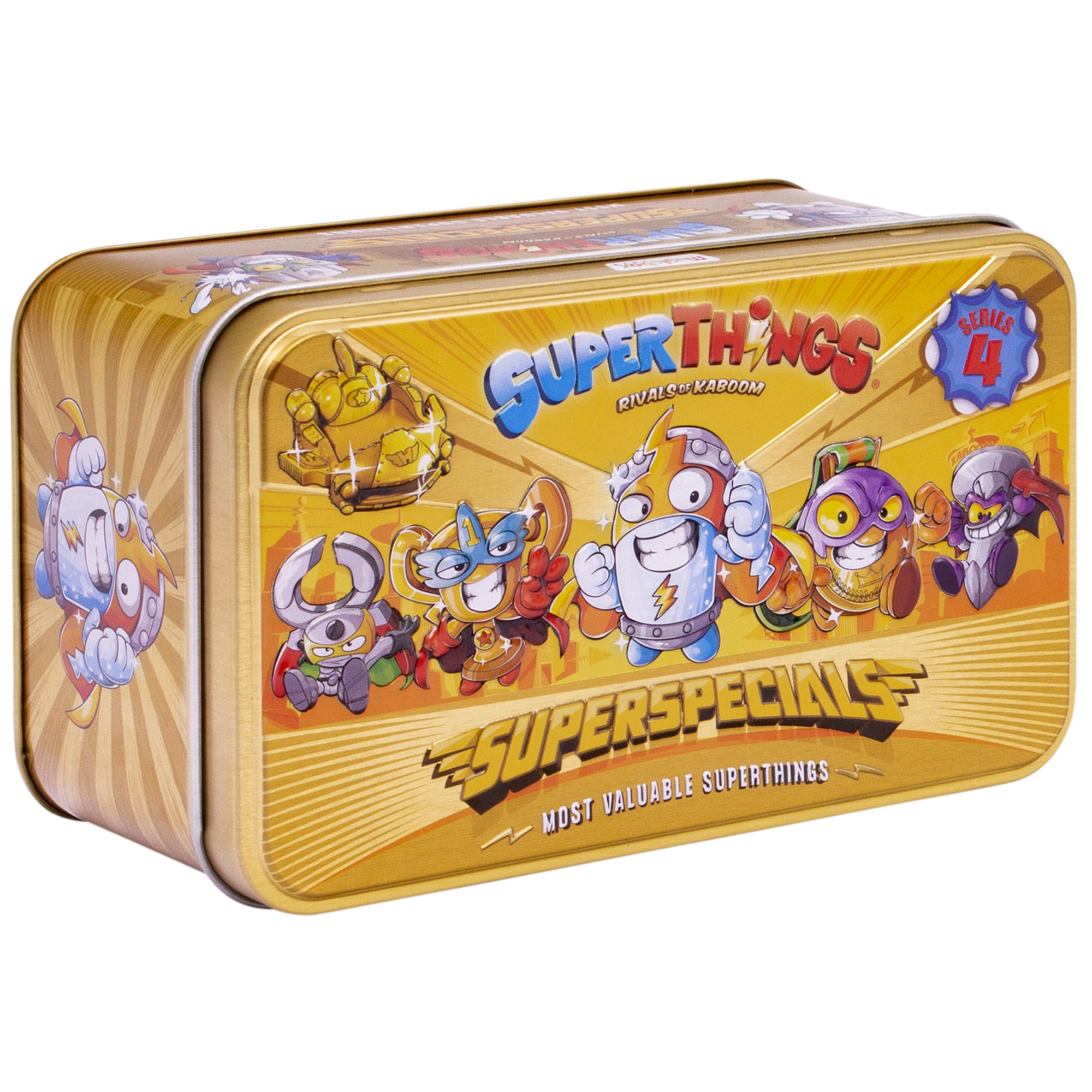 Set figurine SuperThings - SuperSpecials, cutie metalizata, seria 4 ...