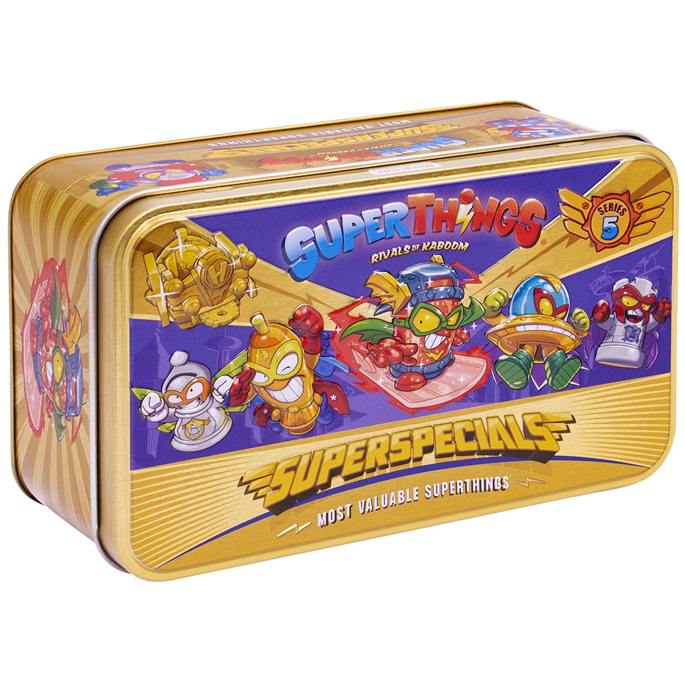 Set figurine SuperThings - SuperSpecials, cutie metalizata, seria 5 ...