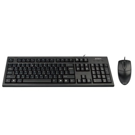 Kit Tastatura Mouse A4Tech Model 8520D Layout Us Negru Usb - eMAG.ro
