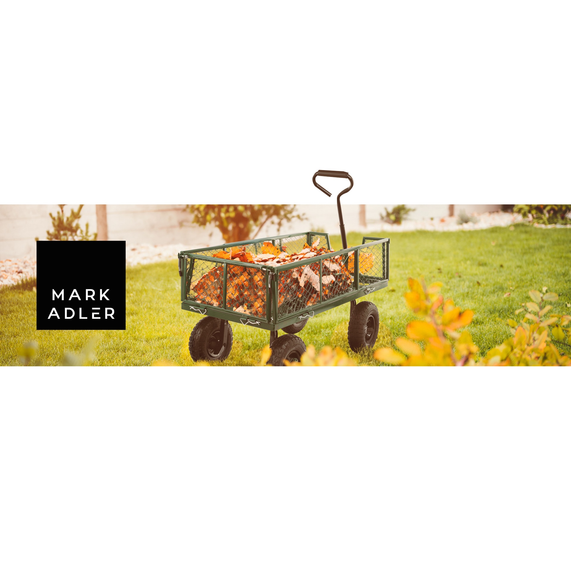 Carucior de gradina, Mark Adler Cart 4.0, sarcina maxima 350 kg, roaba ...