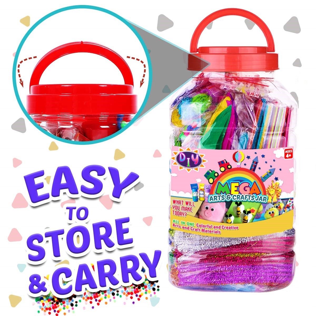 Set de bricolaj pentru copii, WALALLA, 4ani+, Multicolor - eMAG.ro