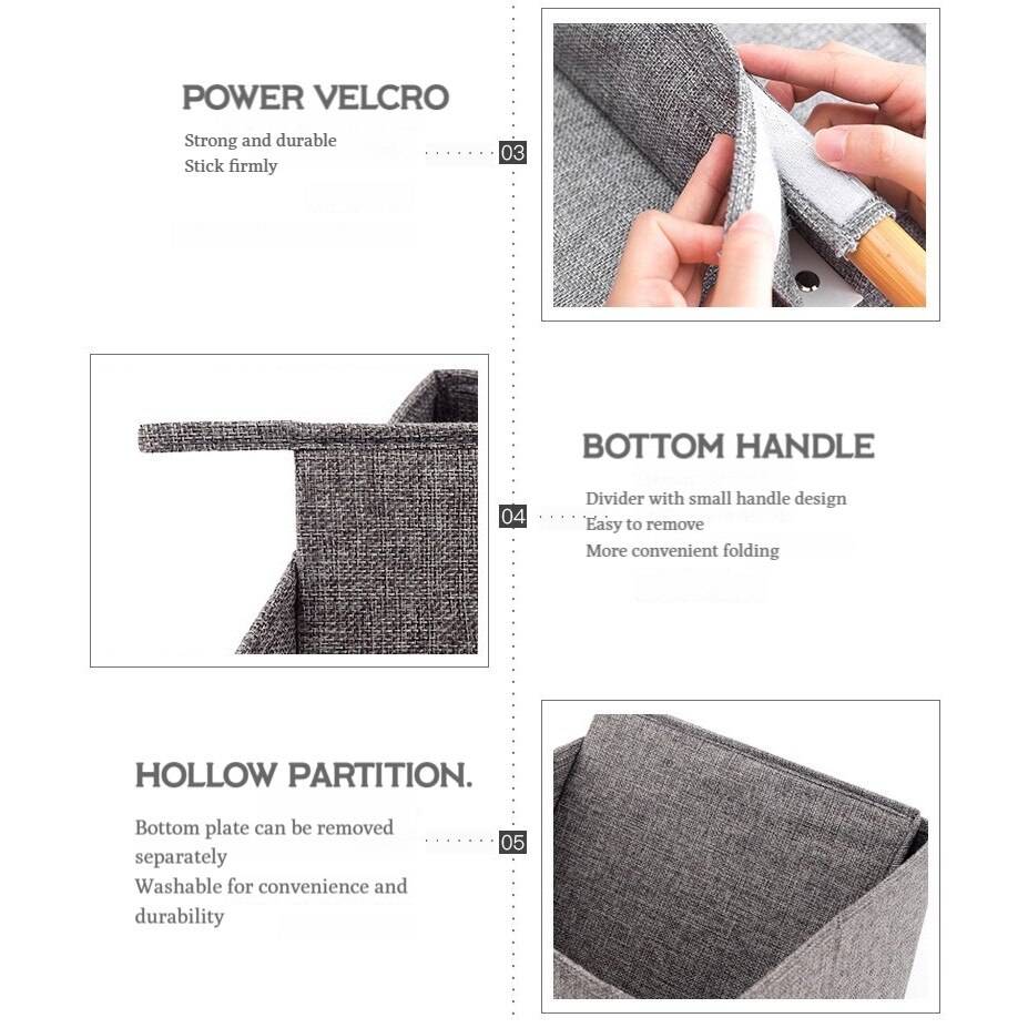 Гардеробен органайзер, WALALLA, 3 части, сив - eMAG.bg