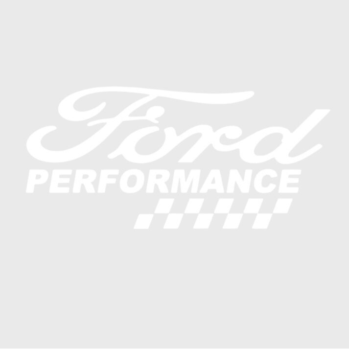 Sticker Ford Performance, alb, 25cm - eMAG.ro