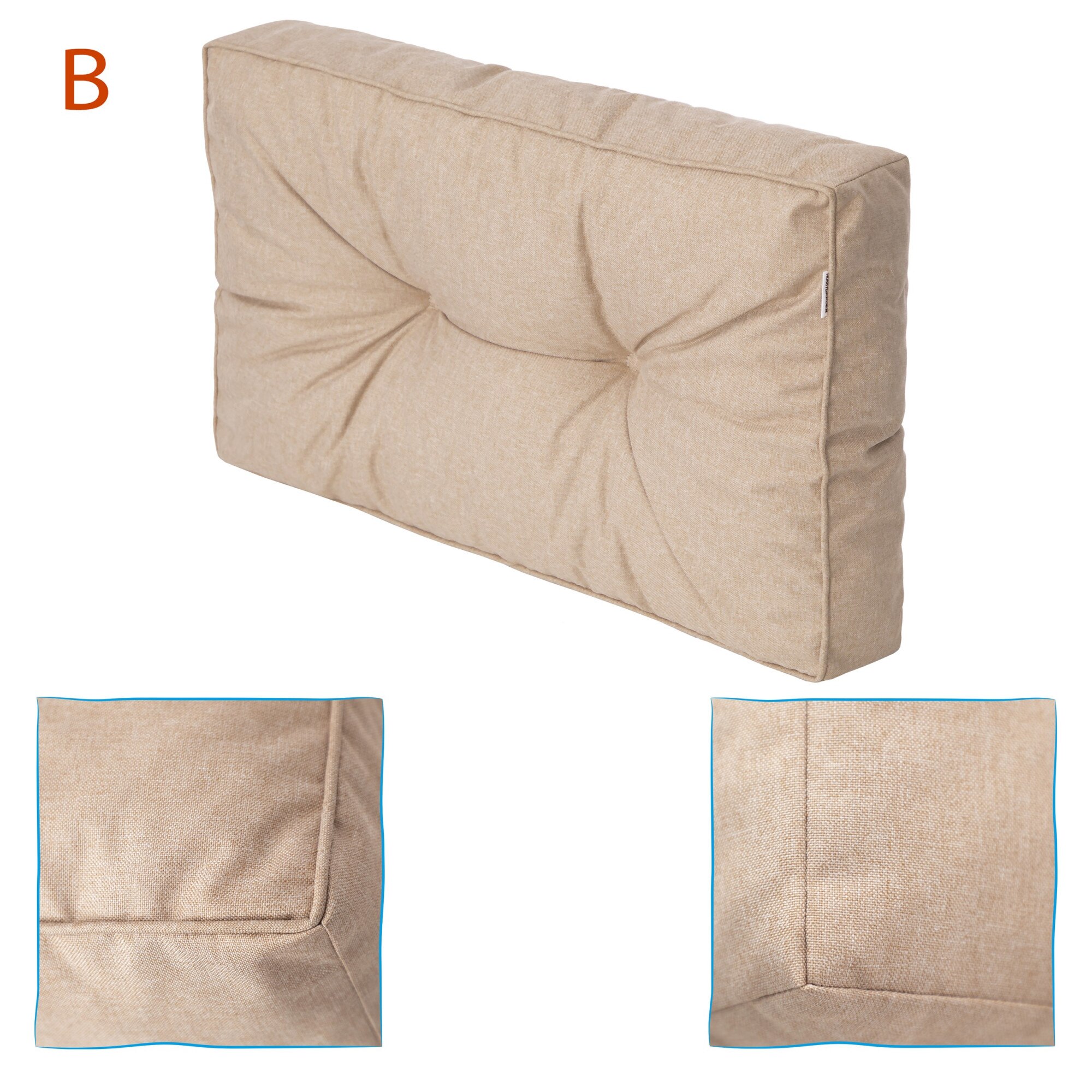 Perna scaun de gradina KAJA, R2 60x60, Bej - eMAG.ro