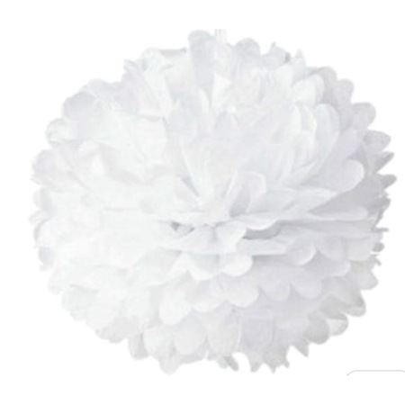 Pampon hartie 40 cm alb - eMAG.ro