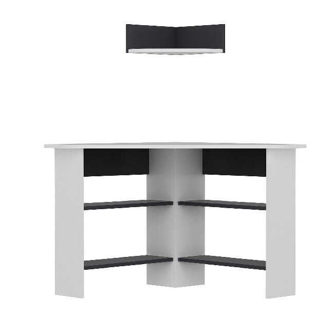 Birou, PAL, 90x90x90 cm, Gri - eMAG.ro