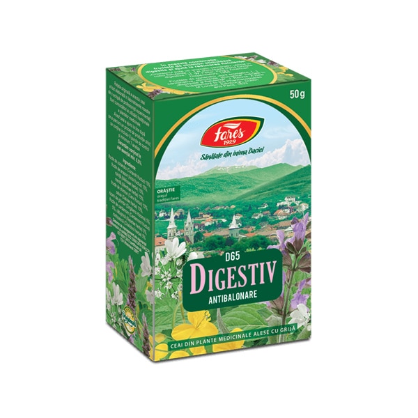 Ceai Digestiv, 50g, Fares - eMAG.ro