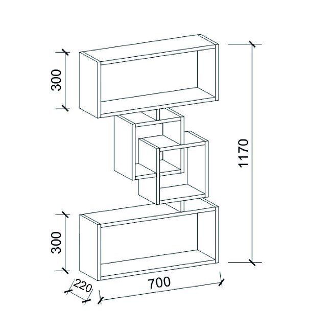 Raft, PAL, 70x22x117cm, Rosu - eMAG.ro
