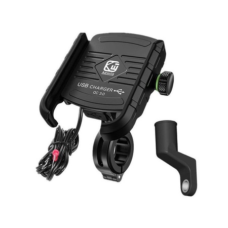 Suport moto pentru telefon, Kewig, 3.0, Negru - eMAG.ro