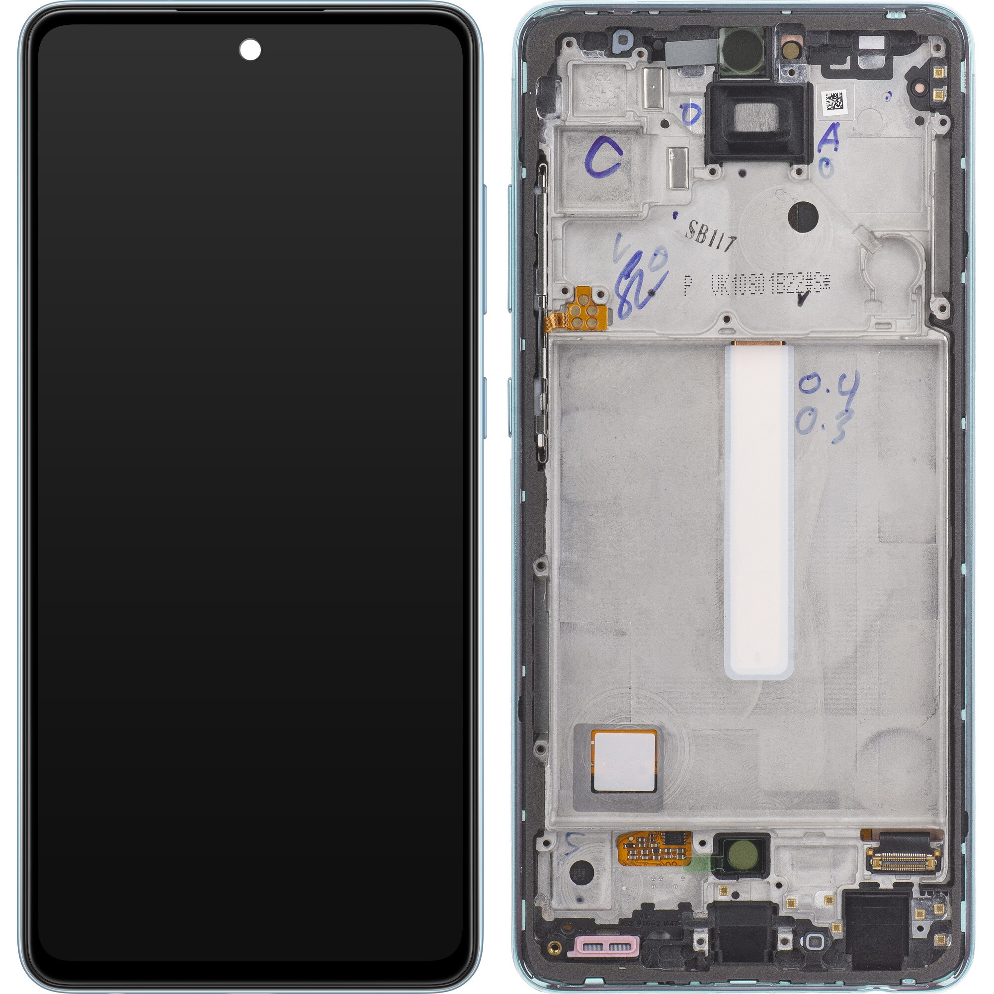 Дисплей с тъчскрийн, съвместим със Samsung Galaxy A52 5G A526 / A52 ...