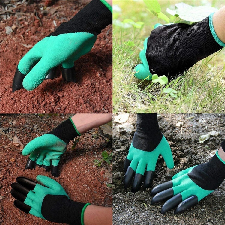 Gloves with Fingertips Claws Quick– Great for Digging Weeding Seeding ...