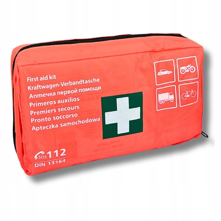 Trusa de prim ajutor auto, PK Mot, Portocaliu - eMAG.ro