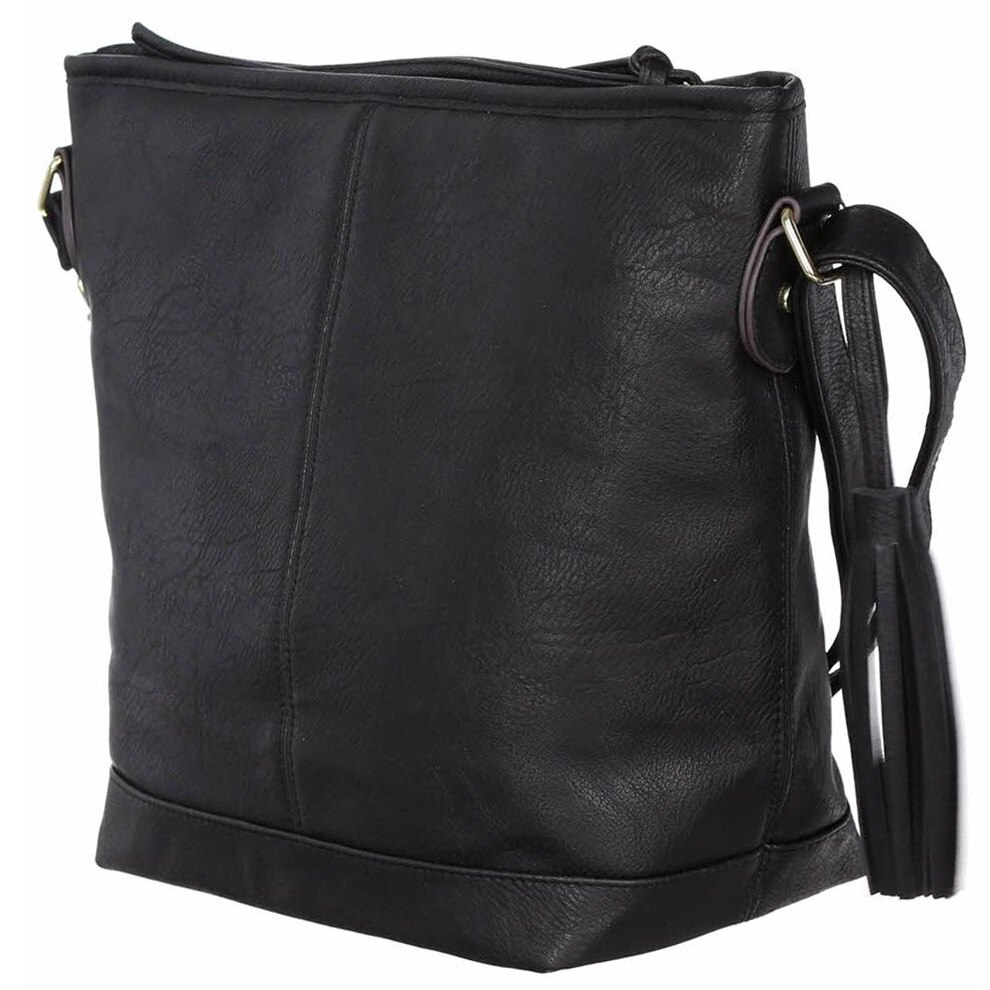 Geanta de umar dama, Adleys, 30x38x15 cm, FB106 Negru - eMAG.ro