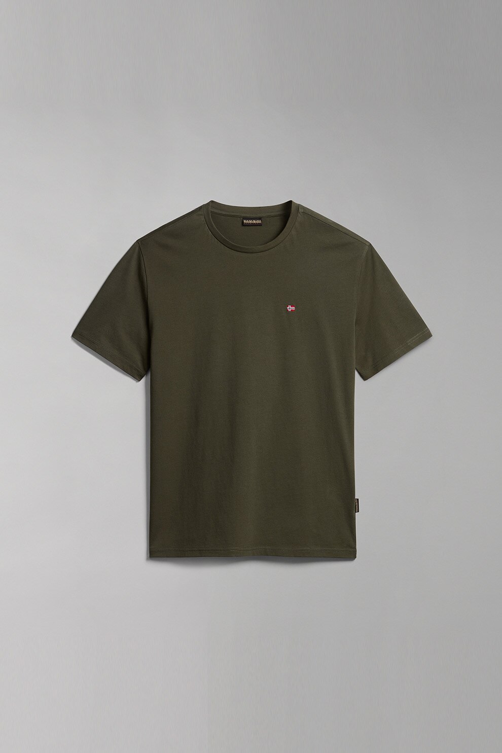 Napapijri, Tricou regular fit cu logo Salis, Verde padure, M - eMAG.ro