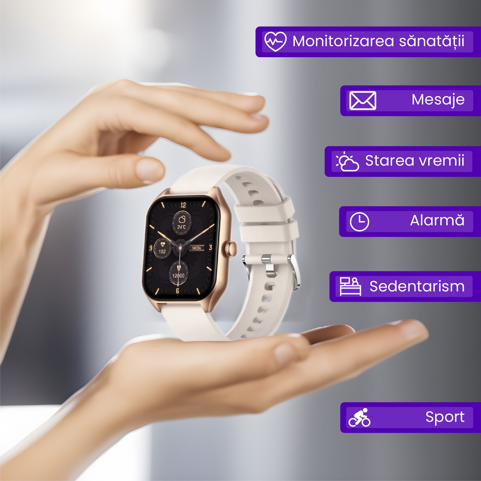 Xenomo® SMART FIT 2 в 1 смарт часовник и фитнес гривна, пълен сензорен ...