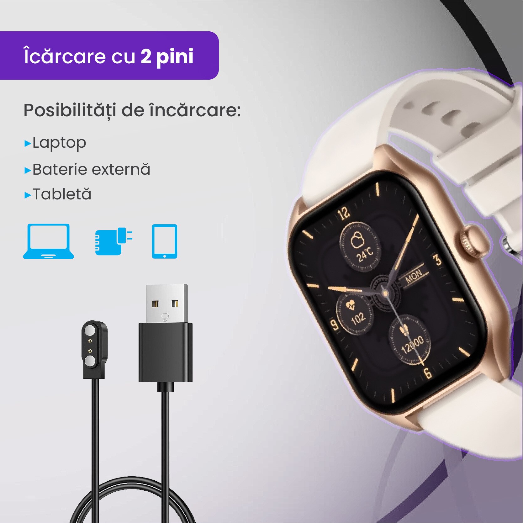 Xenomo® SMART FIT 2 в 1 смарт часовник и фитнес гривна, пълен сензорен ...