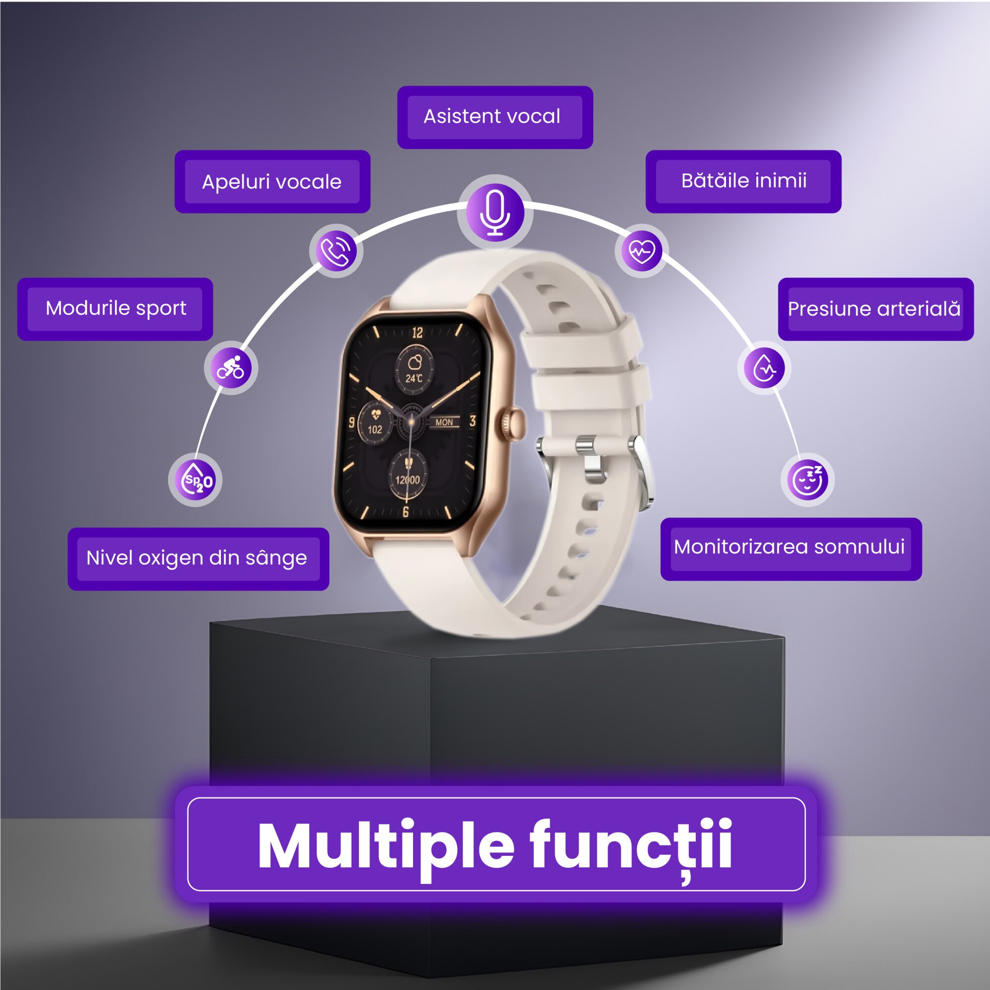 Xenomo® SMART FIT 2 в 1 смарт часовник и фитнес гривна, пълен сензорен ...