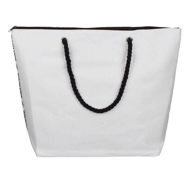 Geanta Plaja Alba Paisley 55x16x42cm - eMAG.ro