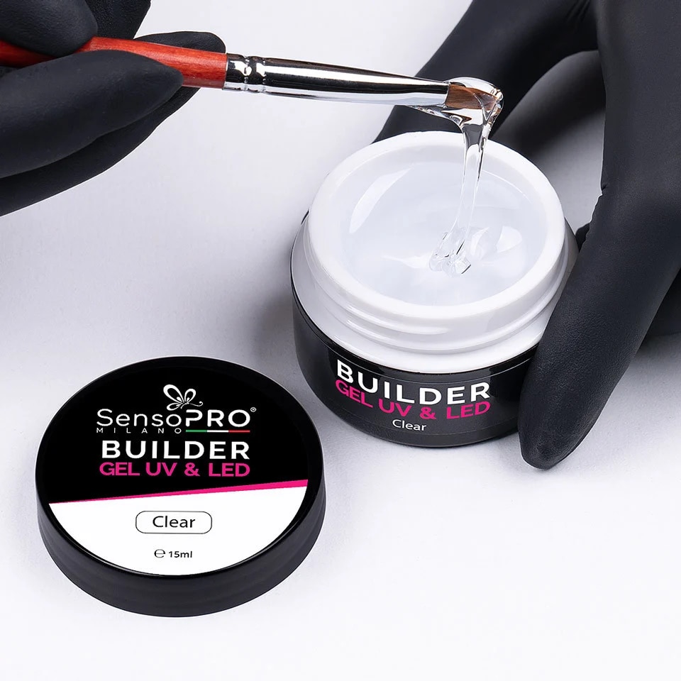 Gel Constructie Unghii SensoPRO Milano - Clear 15ml - eMAG.ro