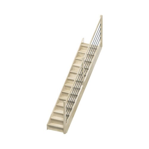 Balustrada Pentru Scara Milan/Liverpool Aluminiu RAL 9005 Negru Mat ...