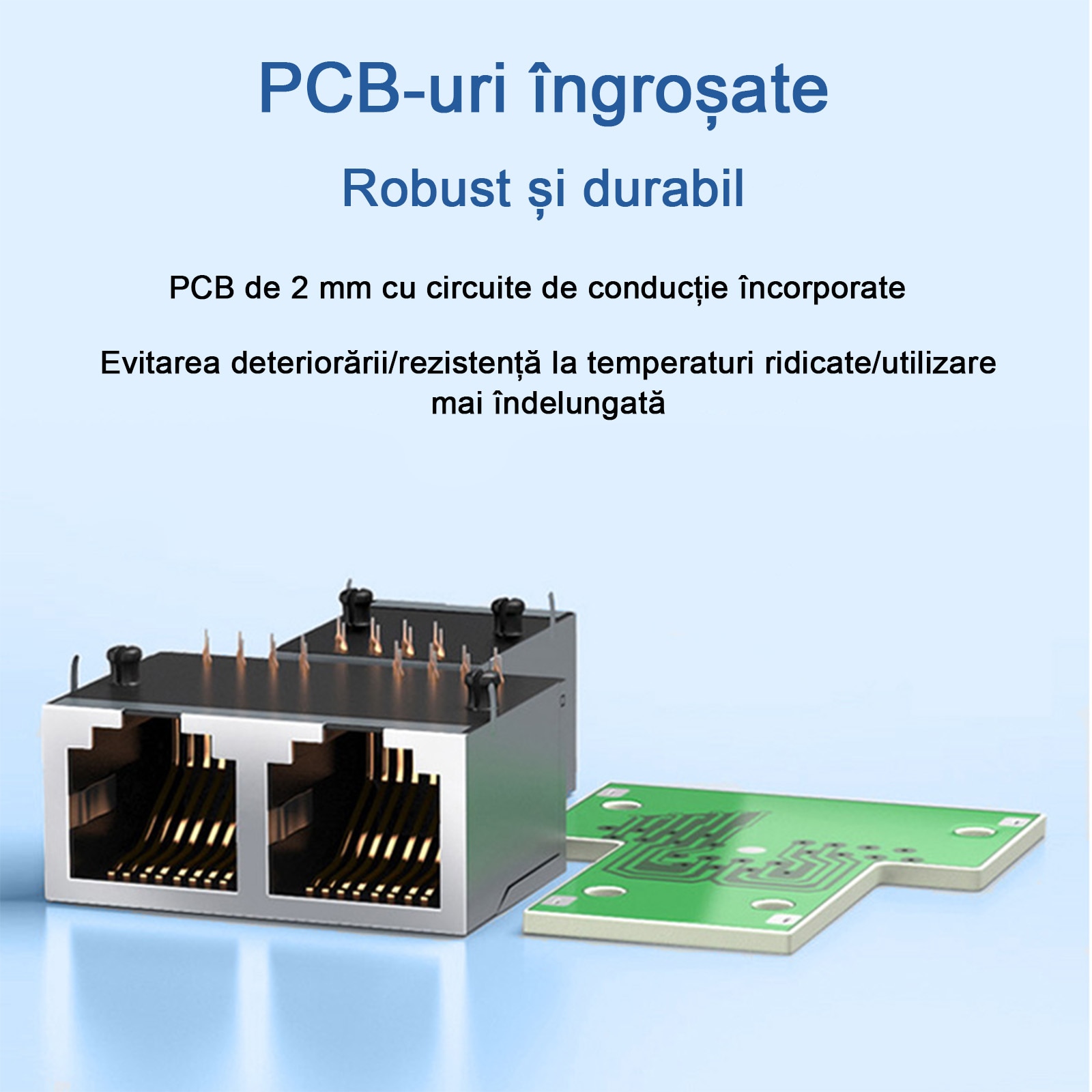 Set 2 Splittere cablu retea RJ45, NUODWELL, Retea LAN, Ethernet, Cablu ...