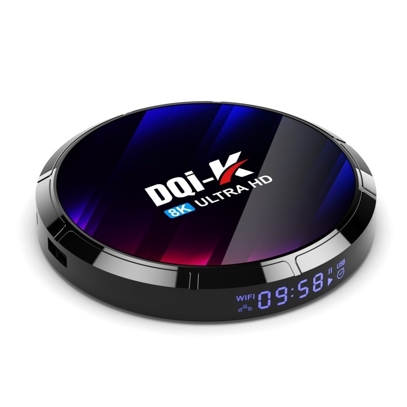 Mini PC TV Smart Box Mediaplayer DQi-K, Android 13, 8K, WIFI-6 ...