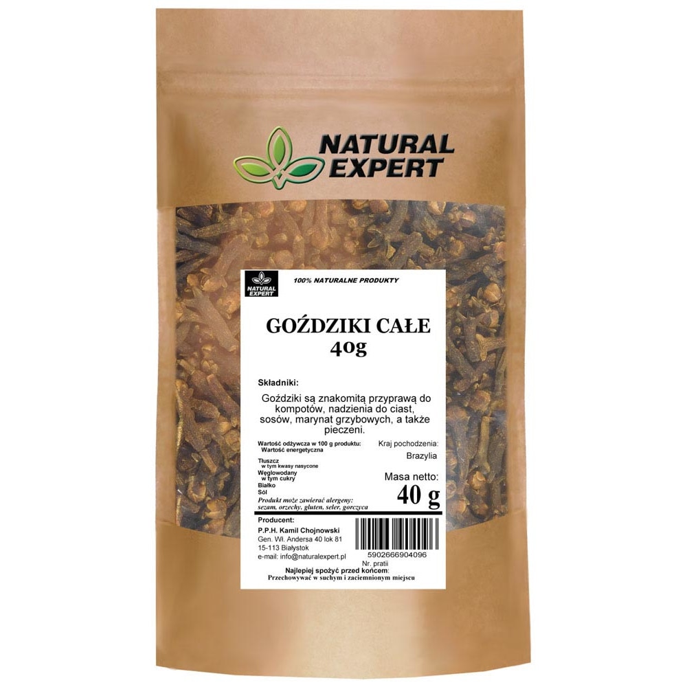Cuisoare intregi, Natural Expert, 40g - eMAG.ro
