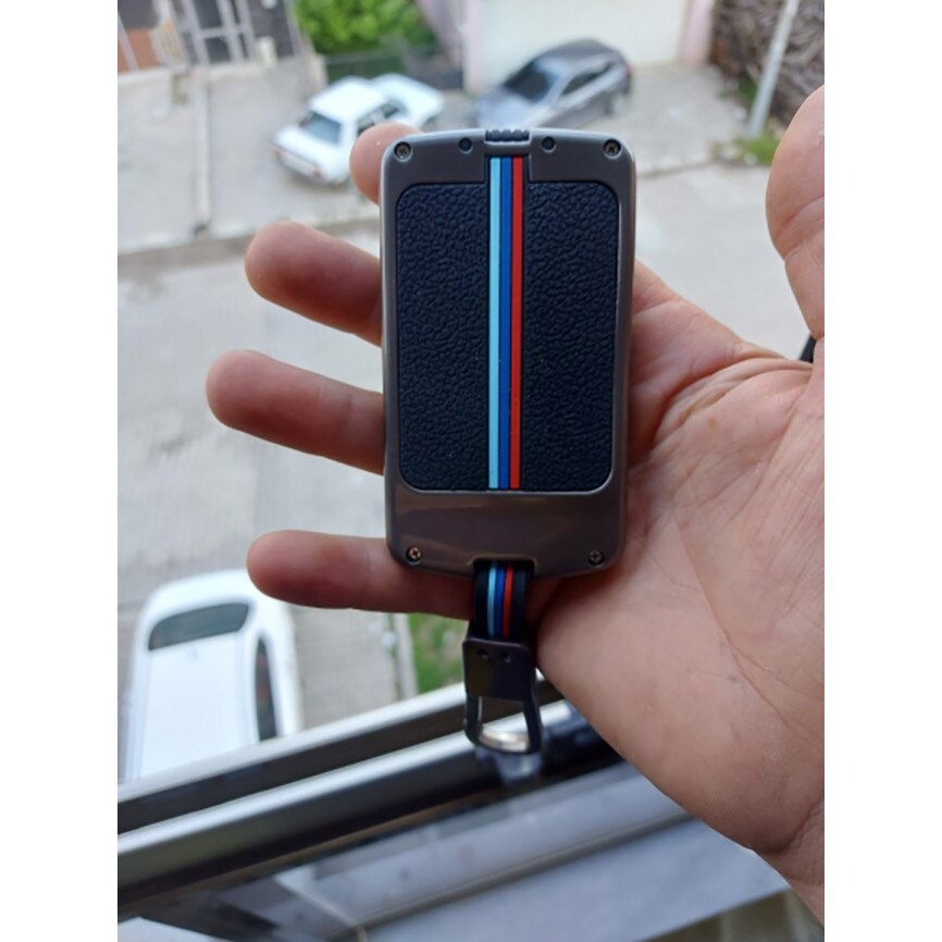 Husa cheie metal negru pentru cheie Renault Duster Captur Clio Logan ...