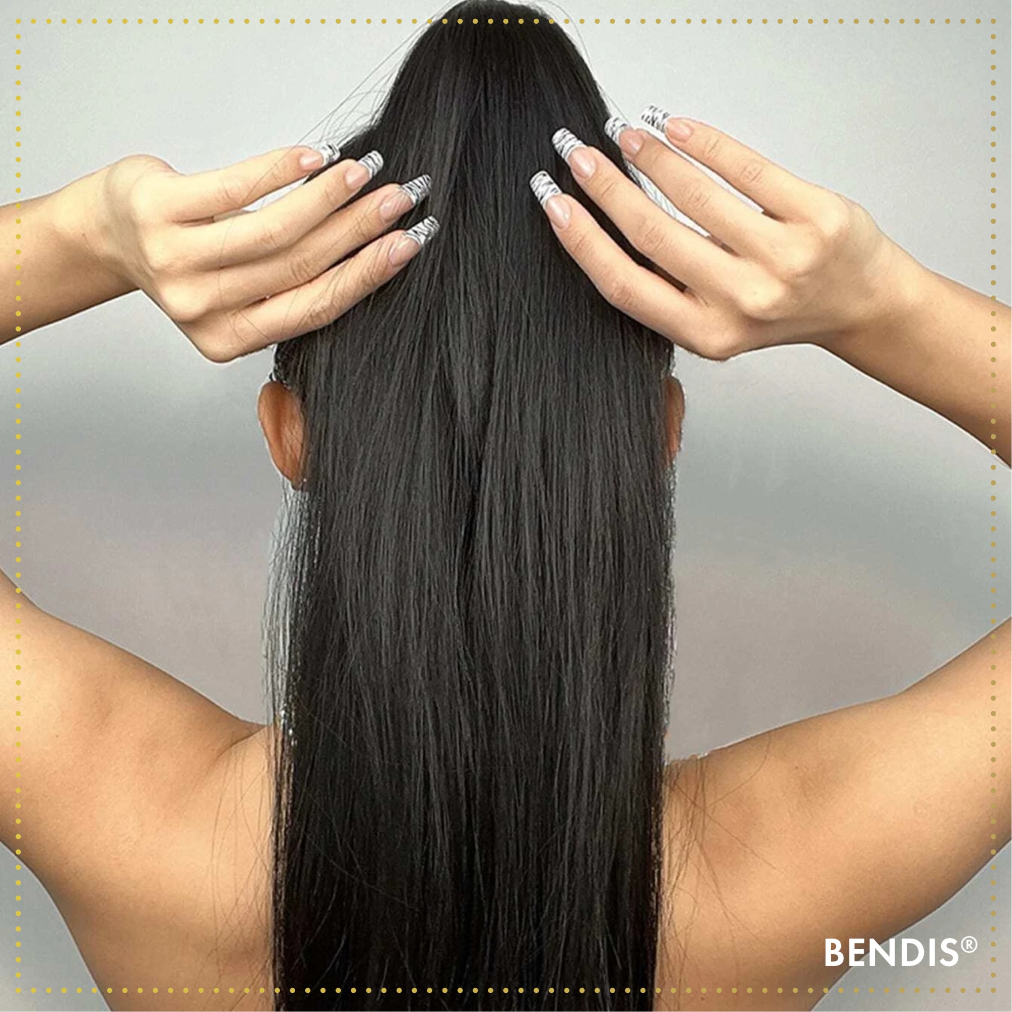 Extensie de par, coada de par tip ponytail dama, culoarea Negru Royal ...