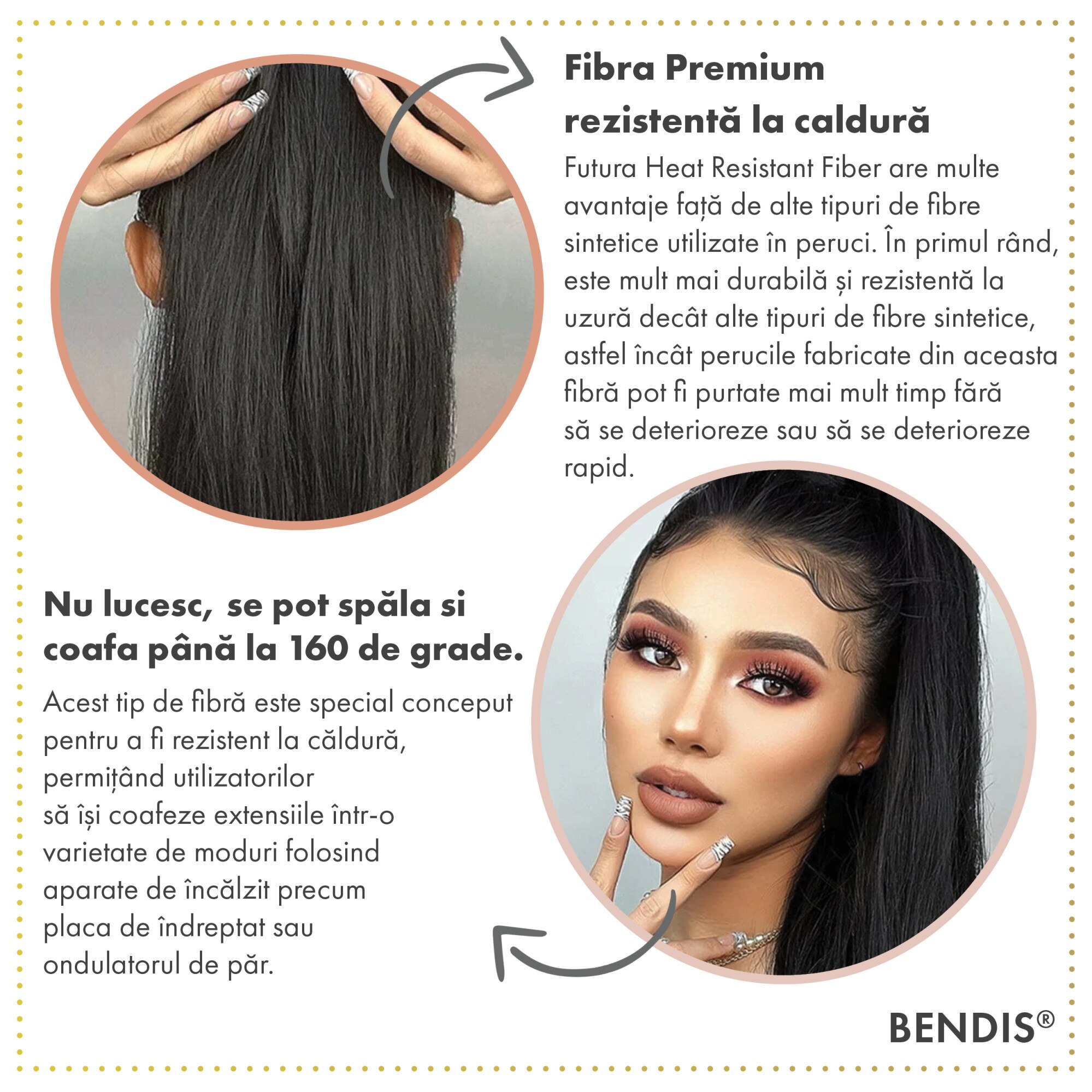 Extensie de par, coada de par tip ponytail dama, culoarea Negru Royal ...