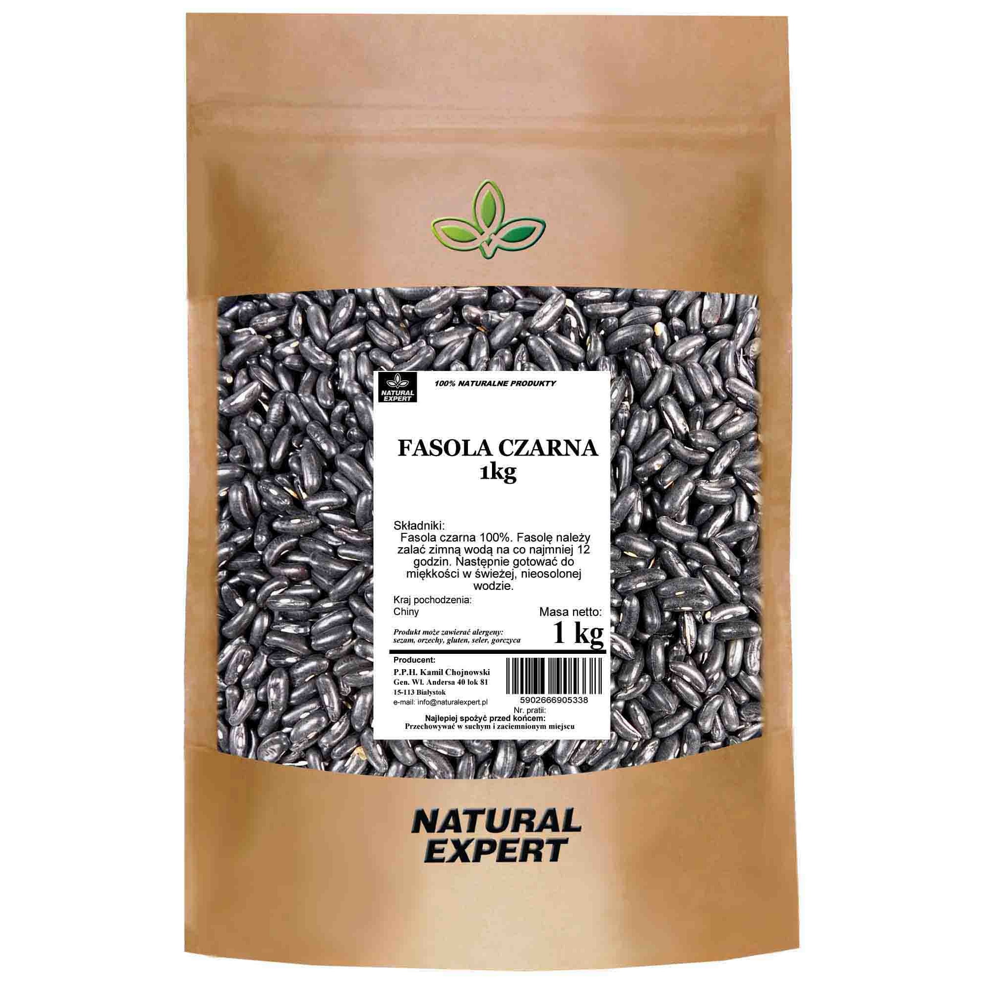 Fasole neagra, Natural Expert, 1kg - eMAG.ro