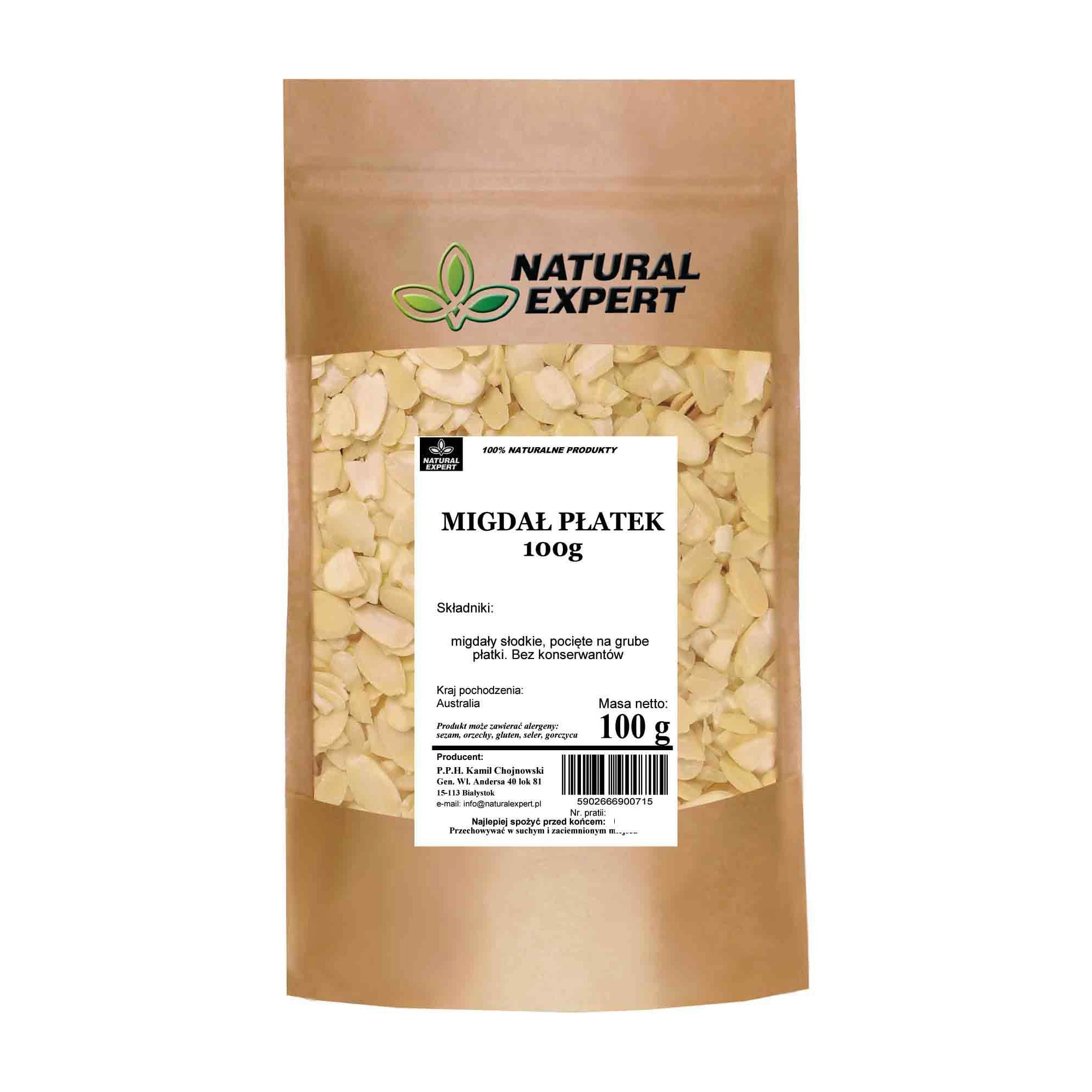 Fulgi de migdale, Natural Expert, 100g - eMAG.ro
