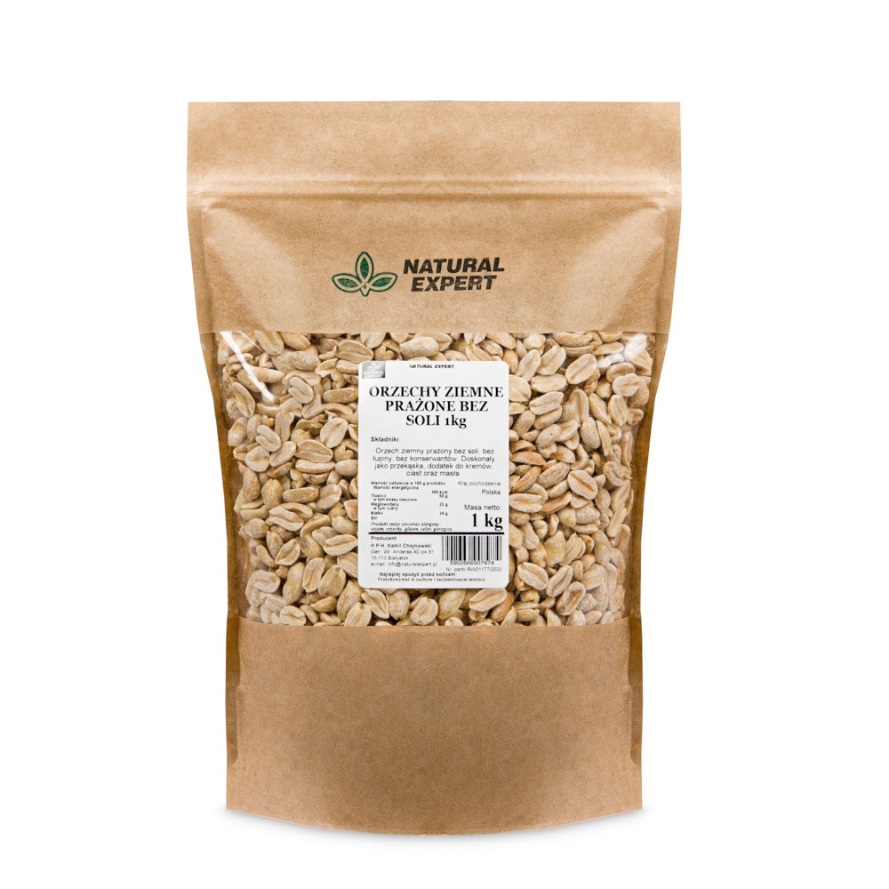 Arahide prajite fara sare, Natural expert, 1 kg - eMAG.ro