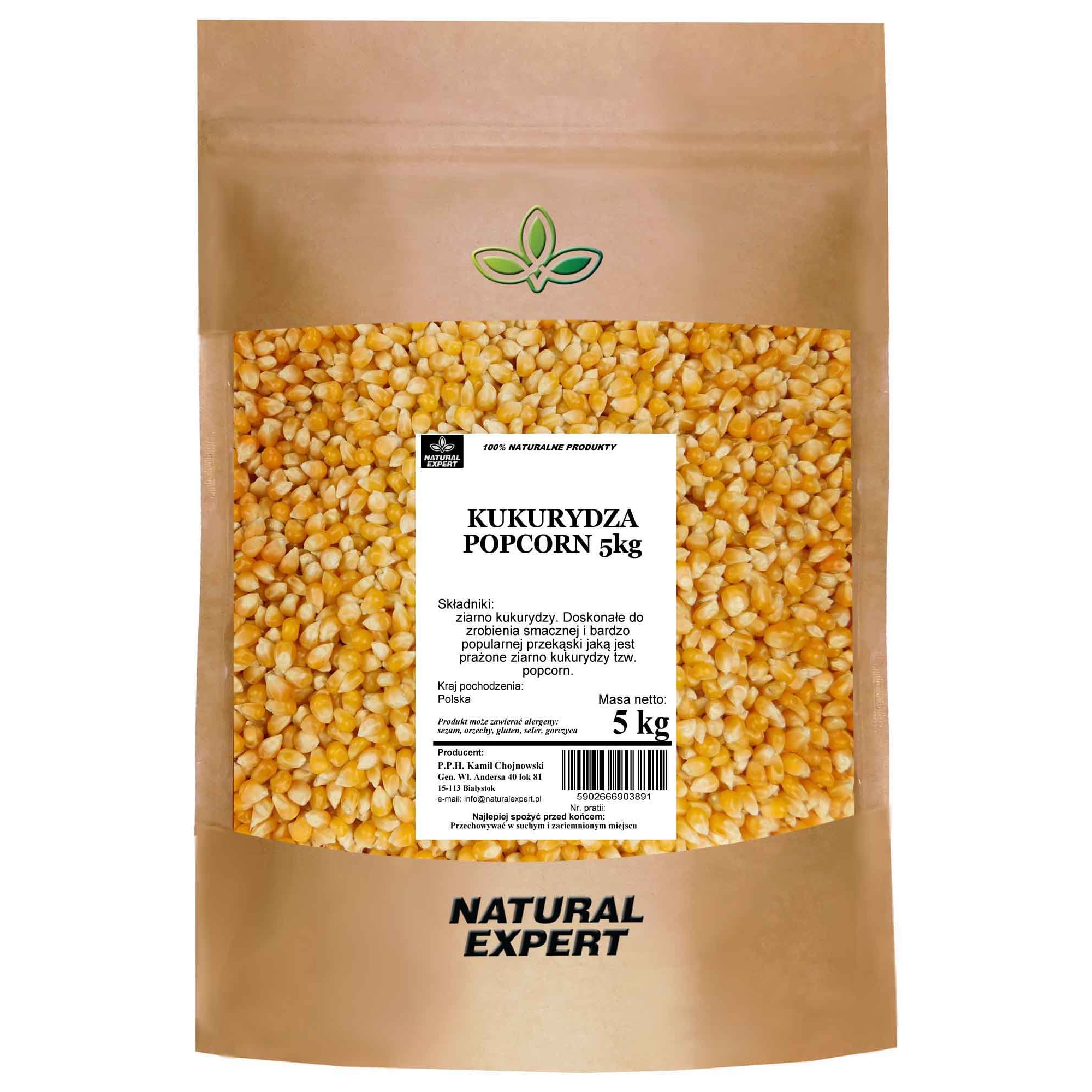 Popcorn porumb, Natural Expert, 5kg - eMAG.ro