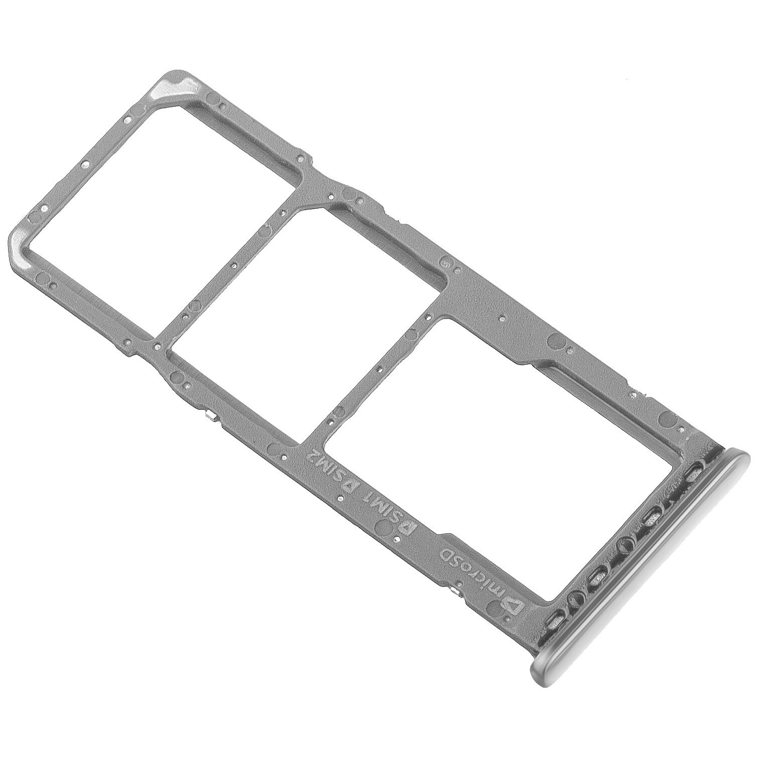 Suport SIM - Card Samsung Galaxy A50 A505, Dual SIM, Argintiu - eMAG.ro