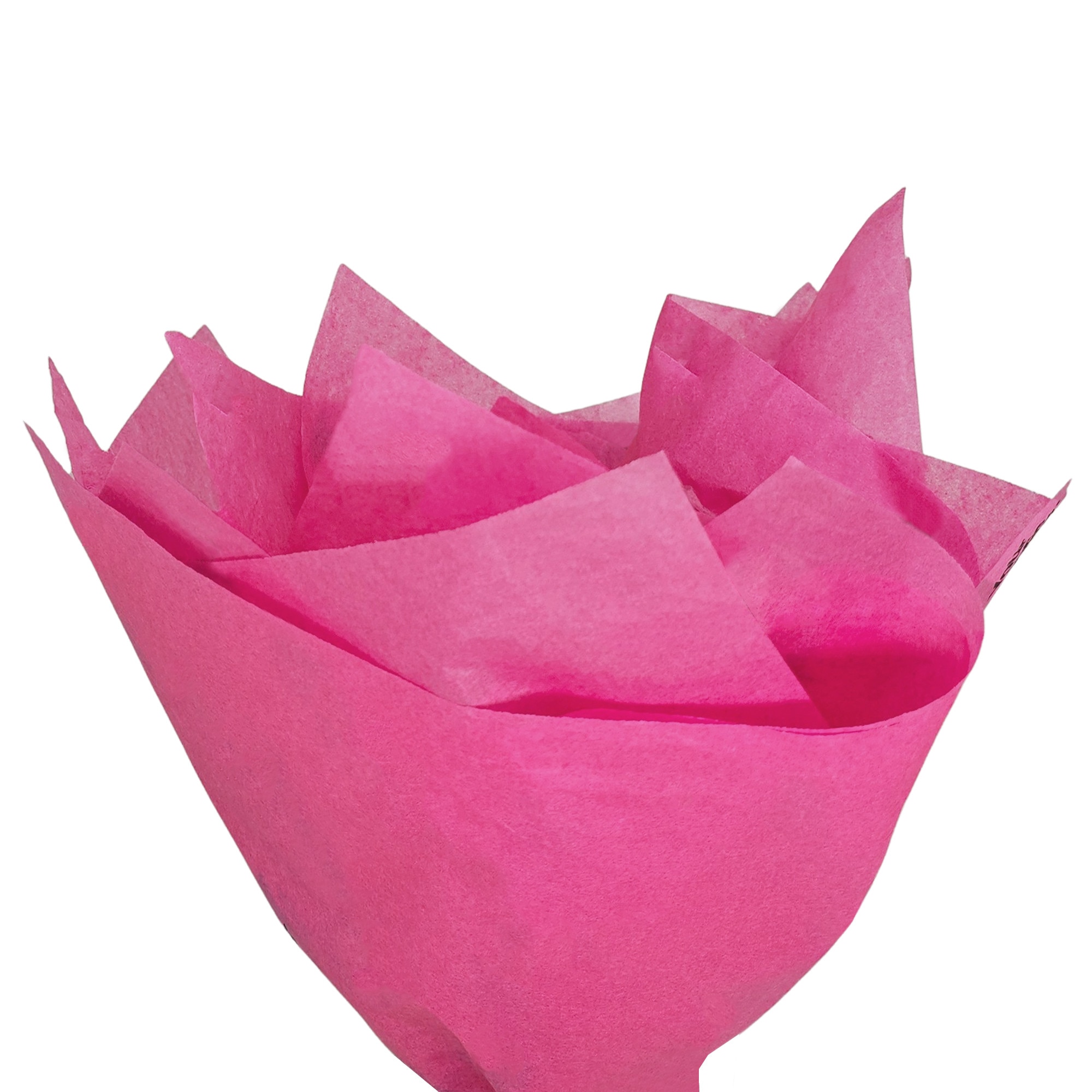 Set 100 bucati Hartie de matase CERISE ROZ INTENS, 17 g, 50 x 75cm ...
