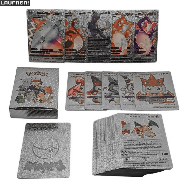 Pokemon Silver VMax GX Energy Card Game 55 части, Laufren™ - eMAG.bg