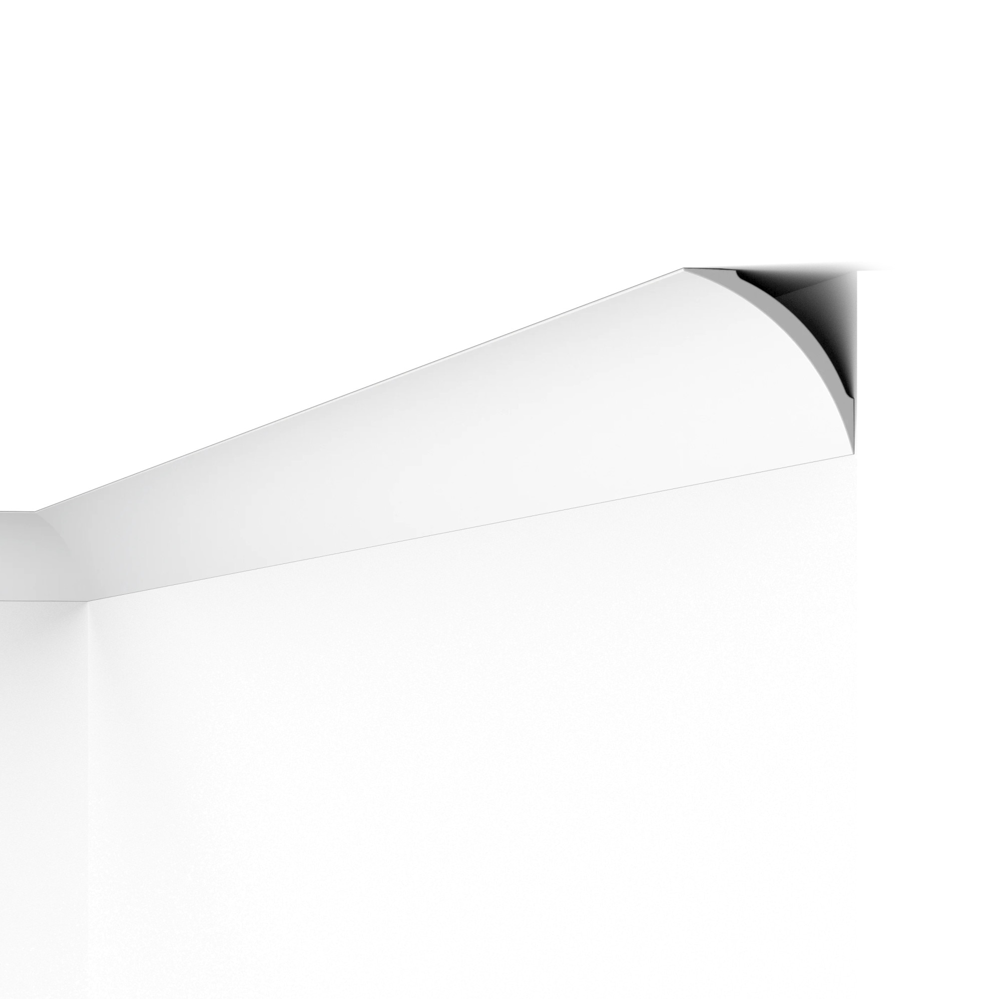 Cornisa decorativa din polistiren de inalta densitate Nomastyl NE3, 82mmx82mm, lungime 2m - eMAG.ro