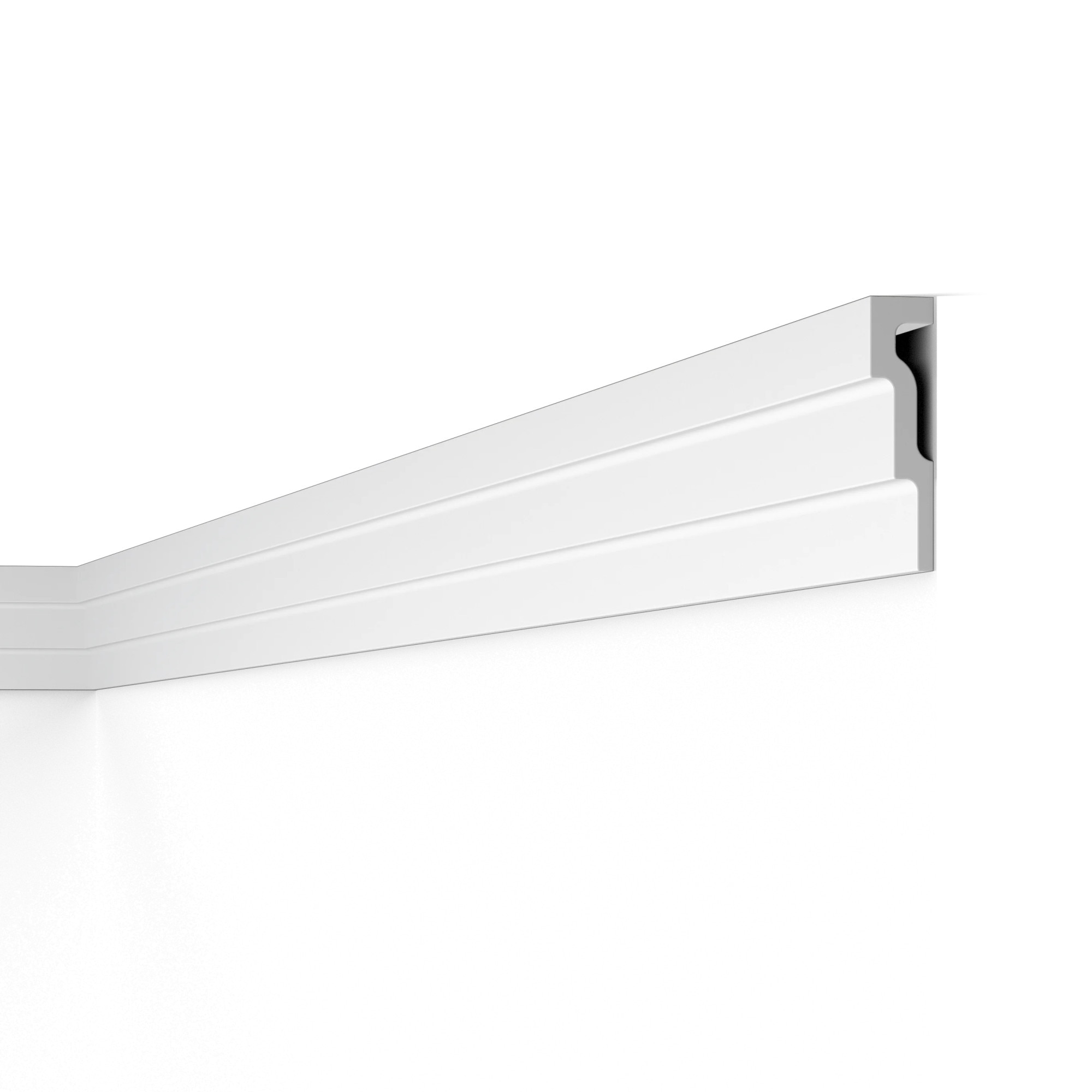 Cornisa decorativa din polistiren de inalta densitate Nomastyl M1, 120mmx30mm, lungime 2m - eMAG.ro