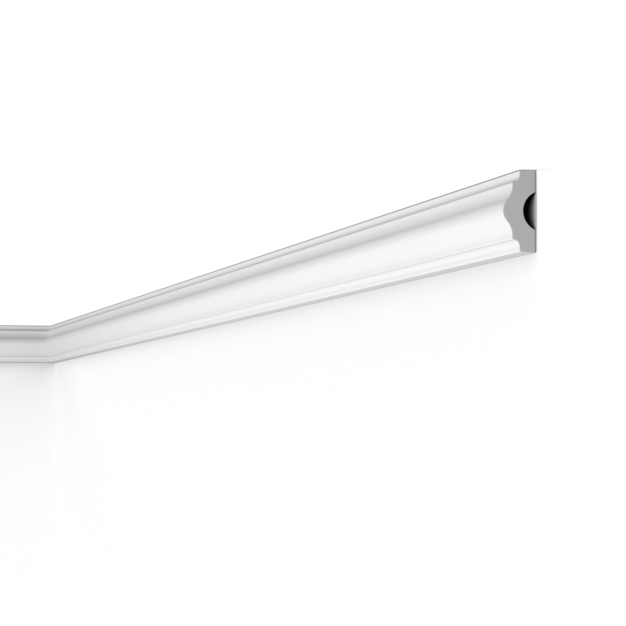 Cornisa decorativa din polistiren de inalta densitate Nomastyl I, 40mmx15mm, lungime 2m - eMAG.ro