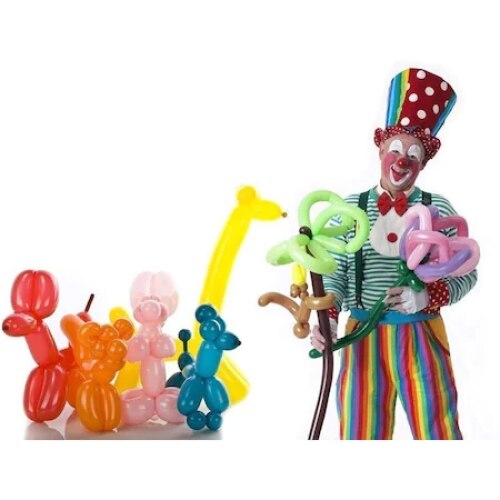 Set 100 Baloane multicolore din latex pentru modelaj si Pompa manuala ...