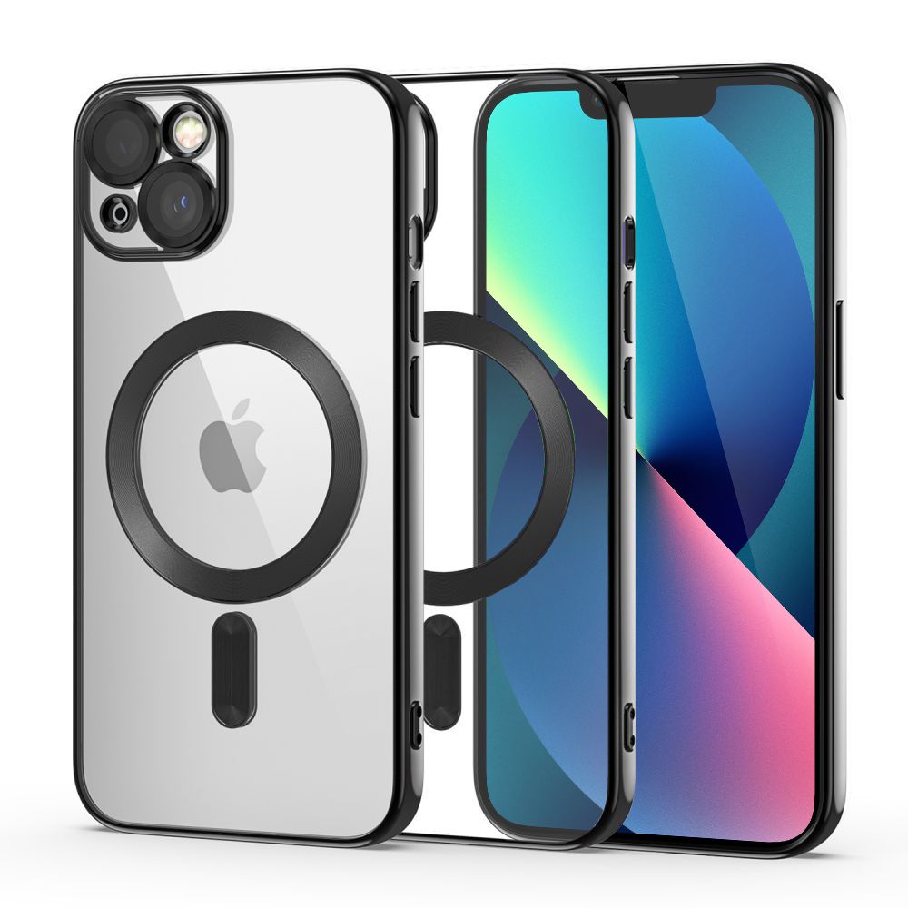 Защитен калъф MagSafe за Apple iPhone 13, Magshine, Xtreme Armor, U622, Deep Dark - eMAG.bg