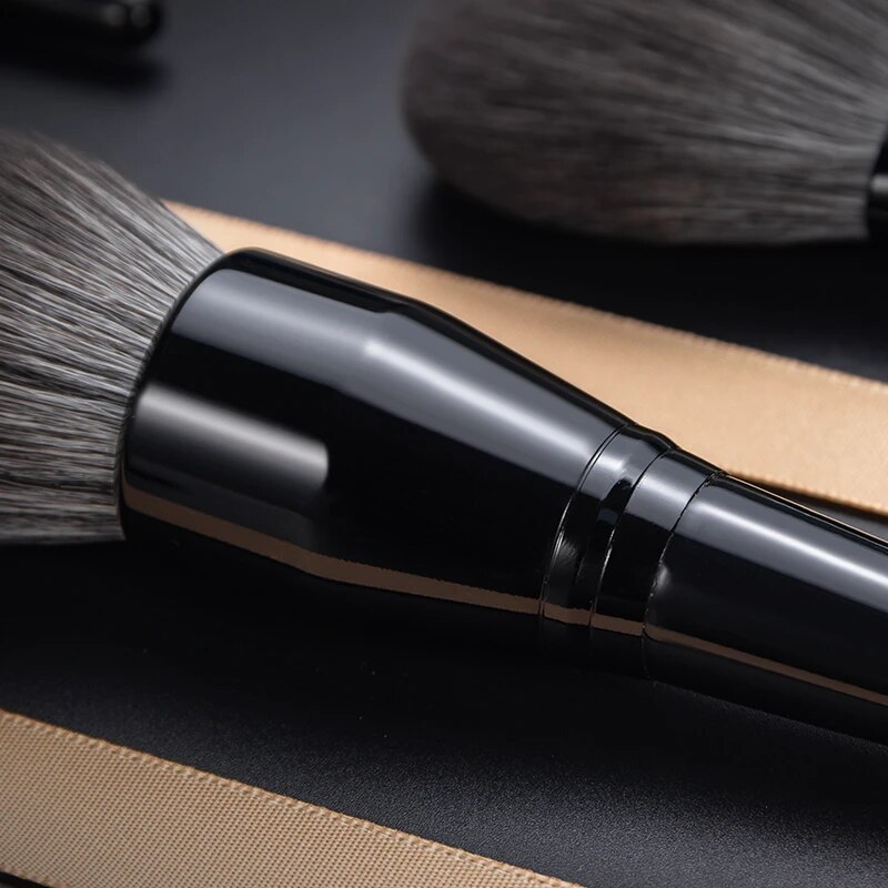 Set 24 pensule make-up, PROCART, diferite dimensiuni, husa piele ...