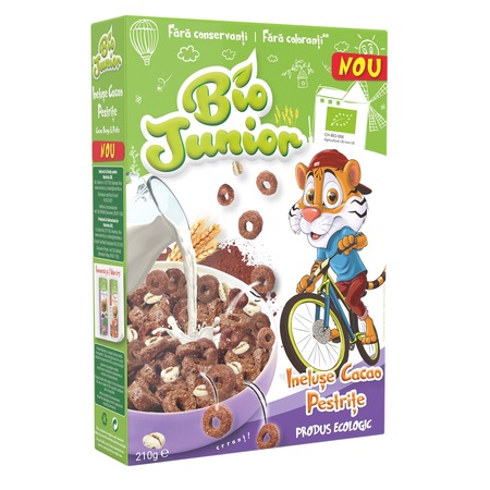 Cereale Ineluse cu Cacao Pestrite Eco Bio Junior, 210g - eMAG.ro