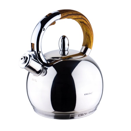 Ceainic argintiu, fierbator traditional, inox, capacitate 3 litri ...